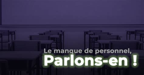 Le Manque De Personnel Parlons En Syndicat De Champlain