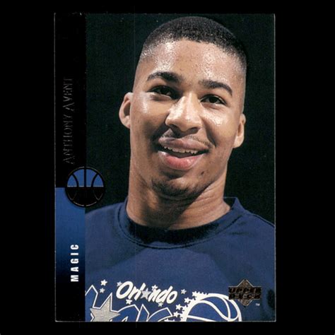 Anthony Avent 154 1994 95 Upper Deck Orlando Magic Basketball Card Nba