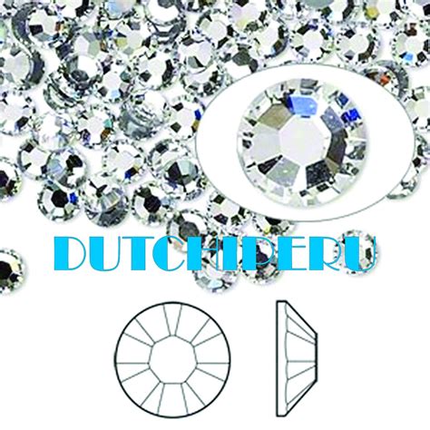 Strass Hotfix Ss40 8mm Cristal Color Manualidades Perú