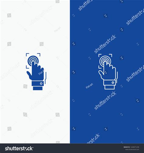 Fingerprint Identity Recognition Scan Scanner Scanning Stock Vector Royalty Free 1420071230
