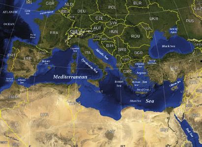 Black Sea World Map