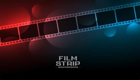 Free Vector Film Strip With Light Effect Cinema Background