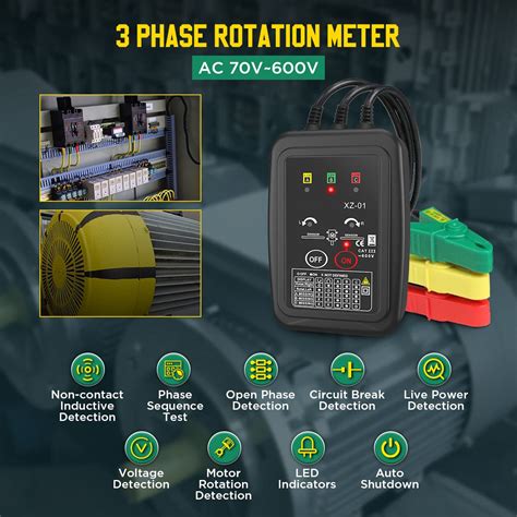 Phase Rotation Meter Non Contact 3 Phase Rotation Qatar Ubuy