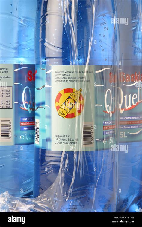 Returnable Bottles From LIDL Stock Photo Alamy