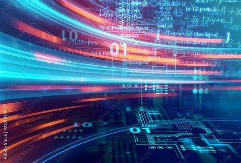 Science Formula And Math Equation Abstract Background Stock