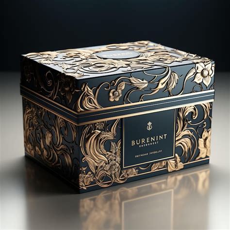 Premium Photo Creative Of Elegant Box Packaging Exuding Sophistication And T Elegant Box