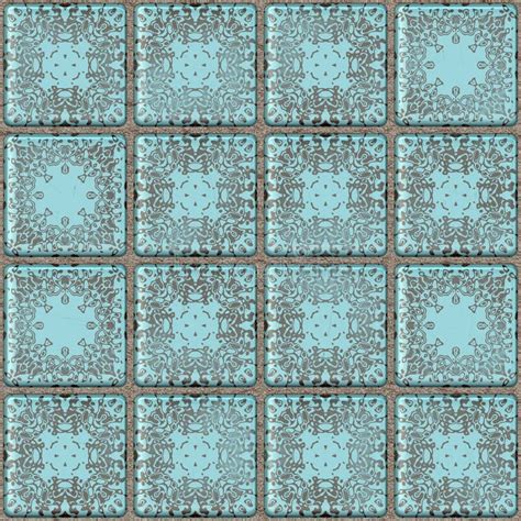 Seamless Square Mosaic Pattern Stock Illustration Illustration Of Piddling Tessellation