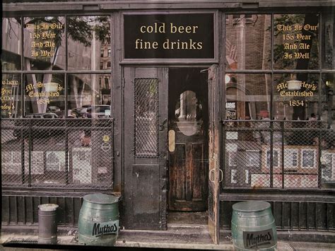 Information Old Beer Glass Material Non Western Script Bar