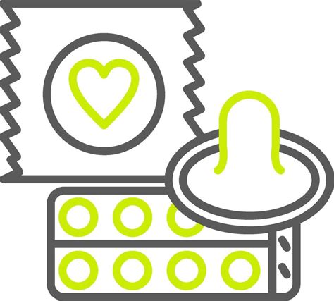 Condom Line Two Color Icon 43475114 Vector Art At Vecteezy