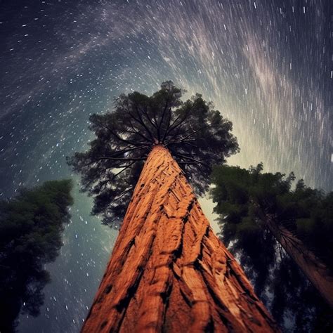 Premium AI Image A Tree With Stars And A Star That Is Over The Top Of It