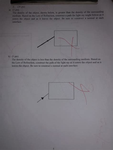 solved ii 20 pts a 5 pts the density of the object