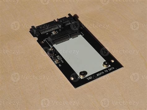 Msata To Sata Ssd Adapter Stock Photo At Vecteezy
