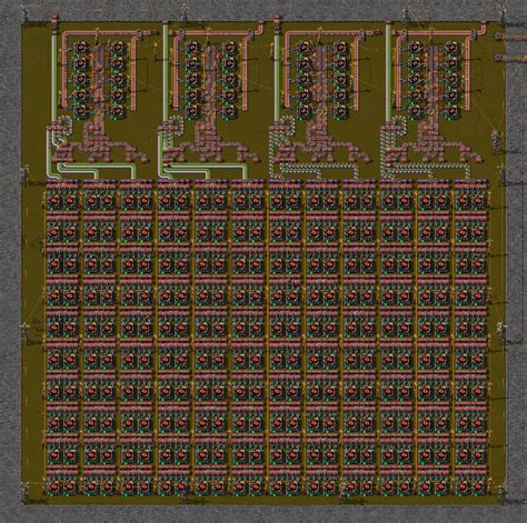 My Tileable Red Circuit Build With A Trick On The First Tile R Factorio