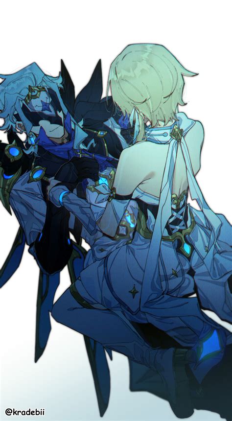 Deep Blue Dottore X Lumine R Lumiharem