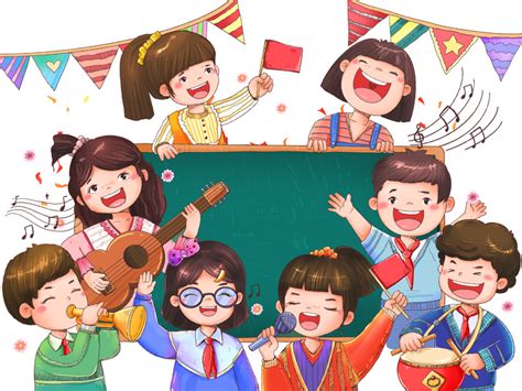 卡通教师节绘画psd素材 爱图网