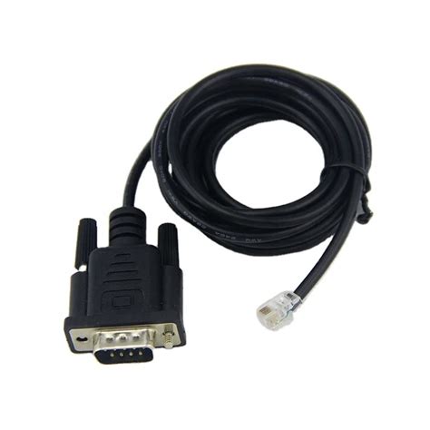 Custom Rs232 Db9 To Rj12 Serial Cable