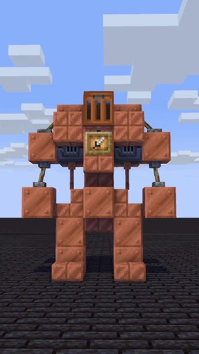 Minecraft Steampunk Robot Blueprints Layer By Layer Youtube