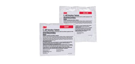 3m C Diff Solution Tablets Or Today