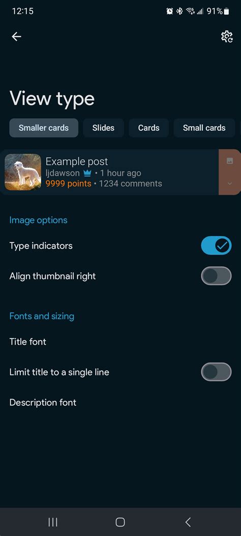 How Do I Change The Text Post Font It S Tiny By Default R Redditsync