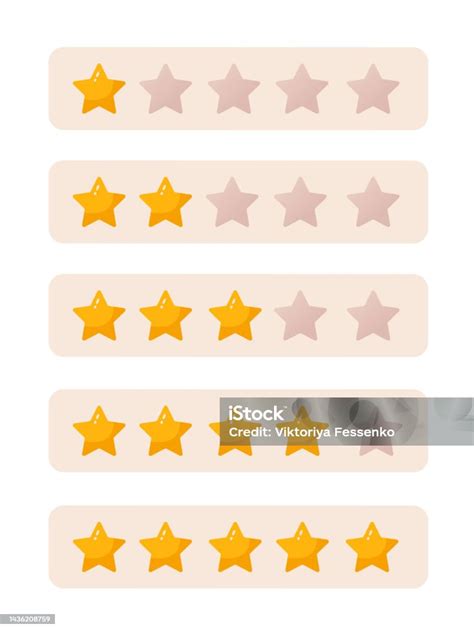 별 형태의 피드백 등급 고객은 제품 서비스를 평가합니다 고객 만족도를 평가하는 개념 흰색 배경의 아이콘입니다 벡터 일러스트 레이