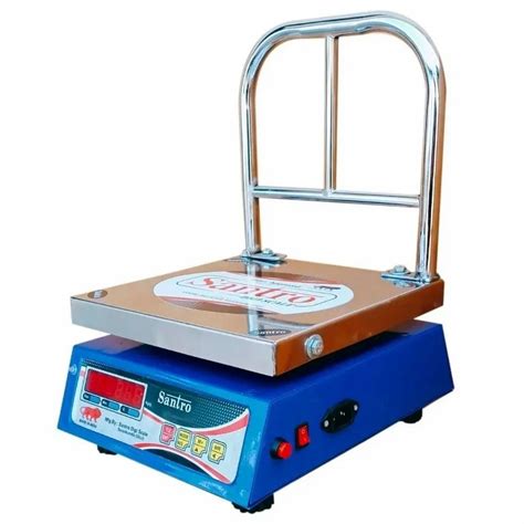 Santro Mild Steel Sentro Digital Weighing Platform Scale Size 250x250mmlxw Capacity 50kg