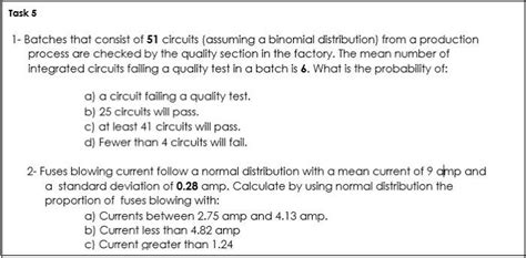Solved 1 Batches That Consist Of 51 Circuits Assuming A