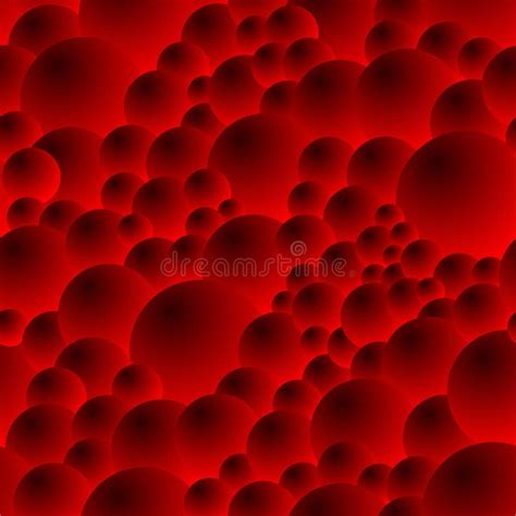 Seamless Red Bubble Pattern Picture Image 11072273