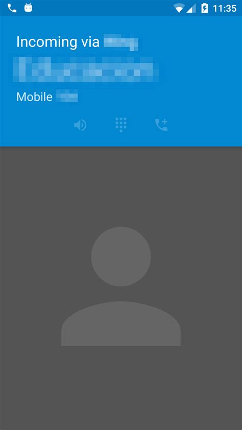 Voip Android Incoming Call Screen Contains No Answer And Reject