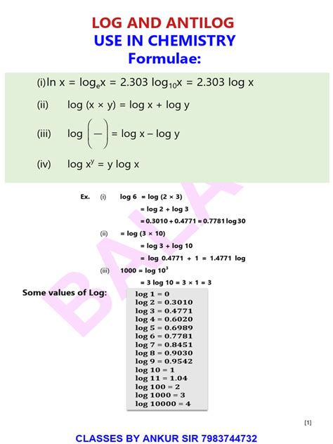 L 2 Log Antilog Pdf Science And Mathematics Computers