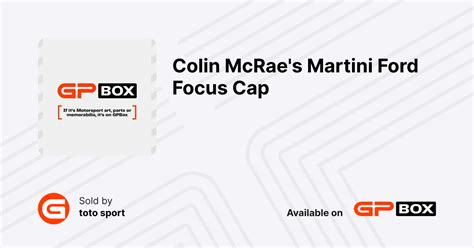 Colin Mcraes Martini Ford Focus Cap Gpbox
