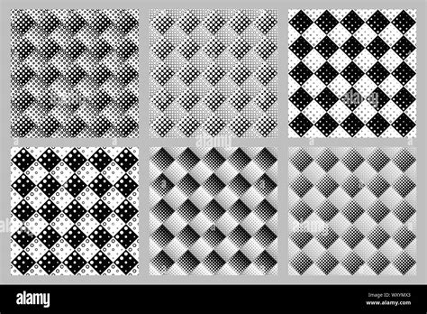 Seamless Circle Pattern Background Set Abstract Vector Graphic Design Stock Vector Image And Art