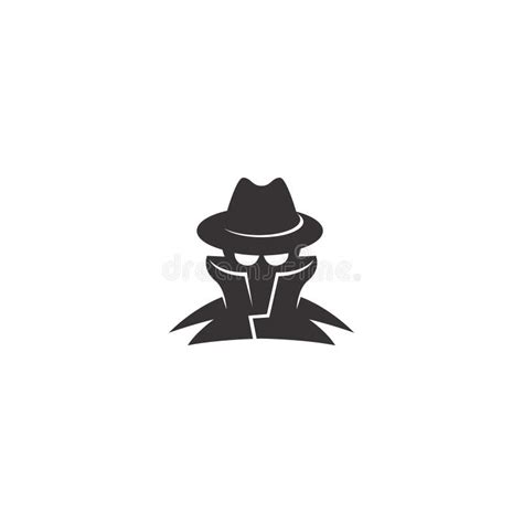 Secret Agent Icon Logo Design Stock Illustration Illustration Of Person Inspector 256383041