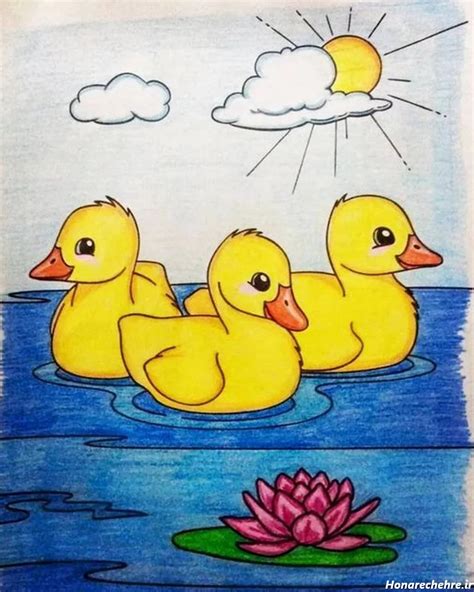 22 عکس از نقاشی دخترانه جدید آسان و زیبا