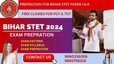 Bihar Stet Syllabus 2024bpsc Tre 30 Vacancy 2024how To Prepare For Bihar Stet Computer