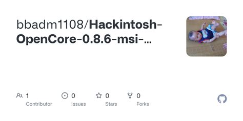 Releases · Bbadm1108hackintosh Opencore 086 Msi B460m Mortar Wifi · Github