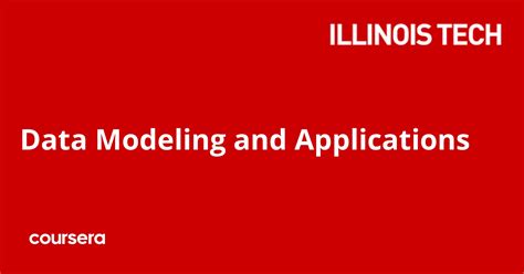 Data Modeling And Applications Coursera