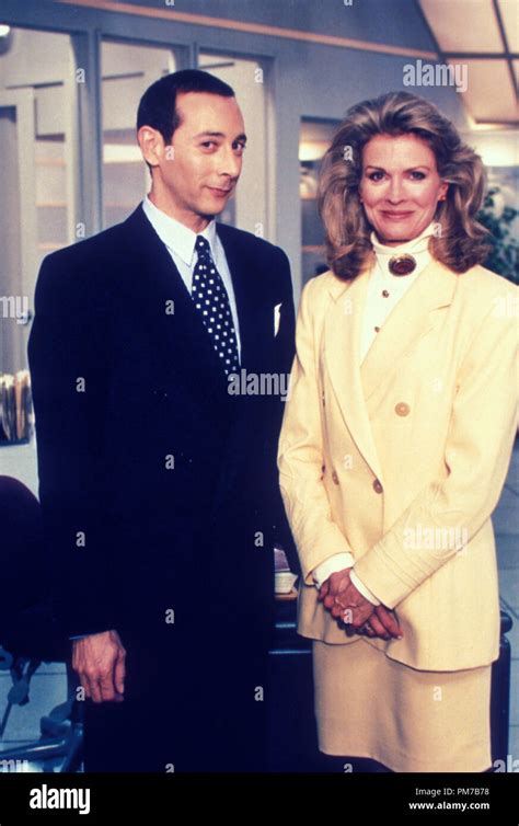 Film Still From Murphy Brown Paul Reubens Candice Bergen 1995 File