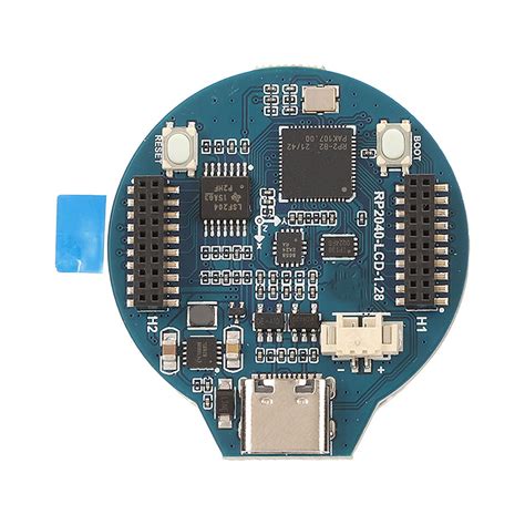 Rp2040 Microcontroller Board Dual Core Processor Type C Interface 128in Lcd 133mhz Rp2040 Mcu