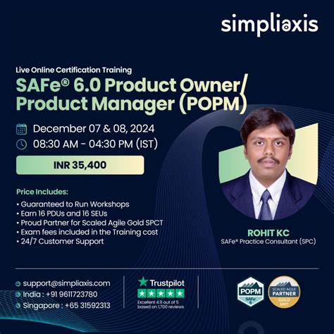 Simpliaxis On Linkedin Safe Popm Agileleadership Scaledagile