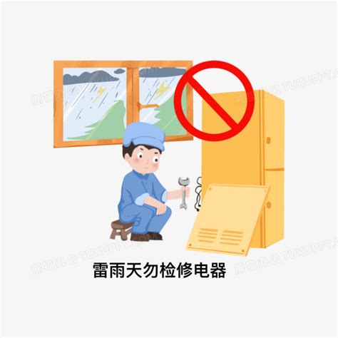 一组防雷电安全知识科普套图一PNG图片素材下载 安全PNG 熊猫办公