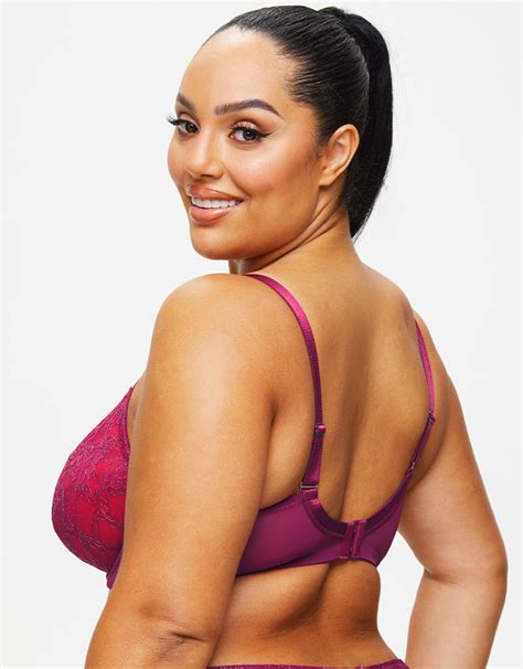 Ann Summers Sexy Lace Planet Plunge Bra Burgundy Brastop Uk