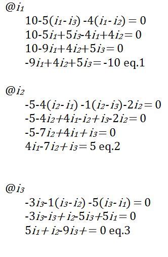 Mesh Analysis Electrical Circuits 1