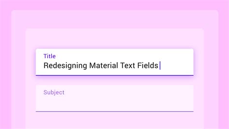 The Evolution Of Material Designs Text Fields By Susanna Zaraysky