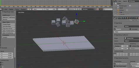 Rigid Body Simulation How Do I Prevent Active Objects Keep Moving When They Fall Down On The