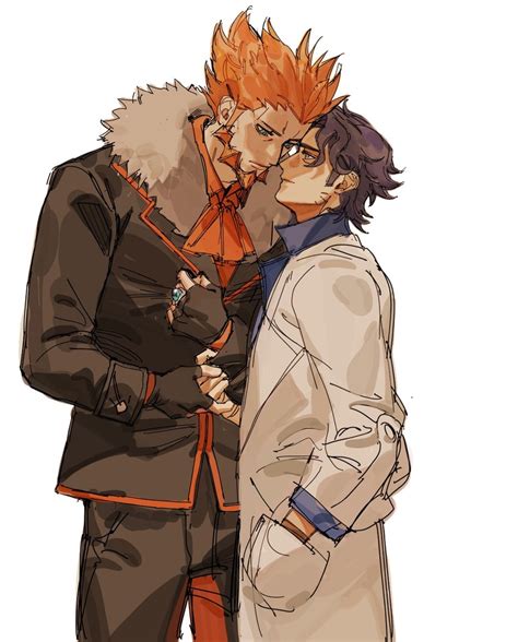 Lysandre And Augustine Sycamore Pokemon And 2 More Drawn By