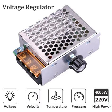Jual Dimmer Ac 4000w Regulator Control Voltase Motor Thyristor
