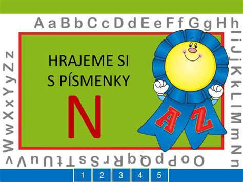 Hrajeme Si S PÍsmenky N Ppt Stáhnout