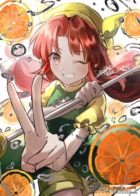 Orange Touhou And More Drawn By Rokuya Zusao Danbooru