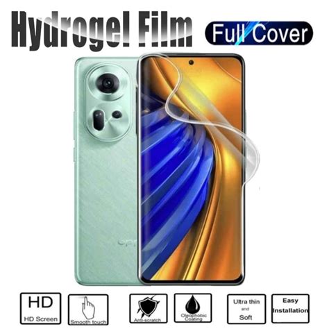 Jual Anti Gores Jelly Hydrogel Oppo Reno G Pro G Full Shopee Indonesia