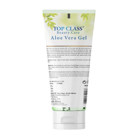 Top Class Aloe Gel 100ml Top Class Africa